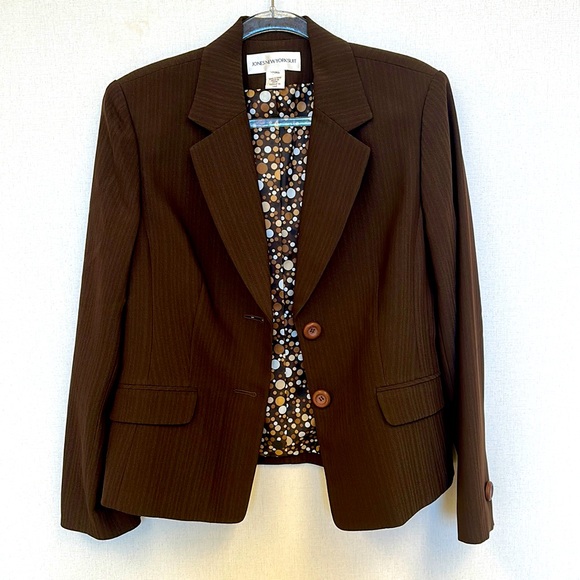 Jones New York | Pants & Jumpsuits | Jones New York Suit Vtg Brown ...